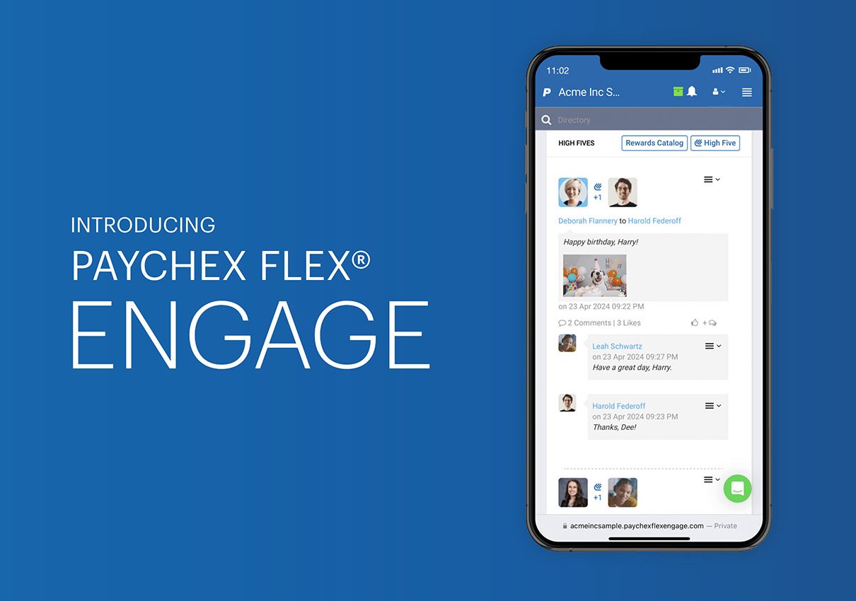 Paychex Announces Employee Engagement Solution